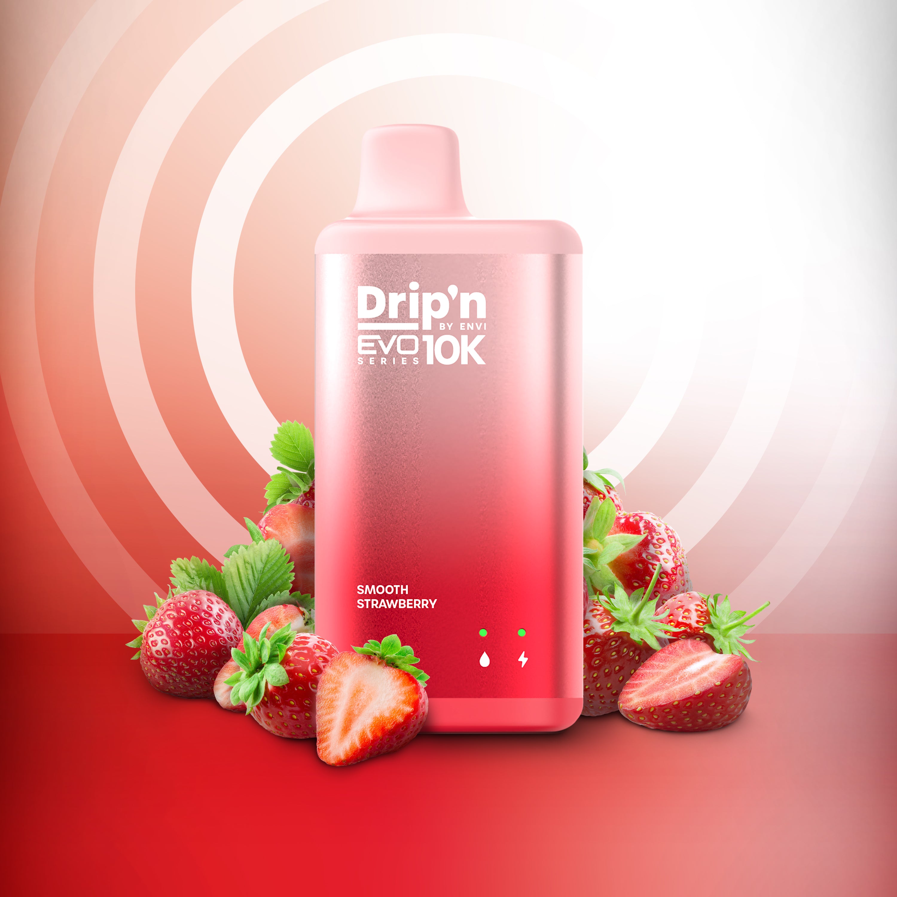 SMOOTH STRAWBERRY - DRIP'N EVO 10K DISPOSABLE – PointOfVape